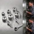 Ratchet Knockout Hole Punch Driver Kit, 1/2" to 2" Slug-Buster Knockout ...