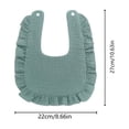 4Pcs Baby Drooling Bib Burp Cloth Comfortable Saliva Towel 2-layer ...