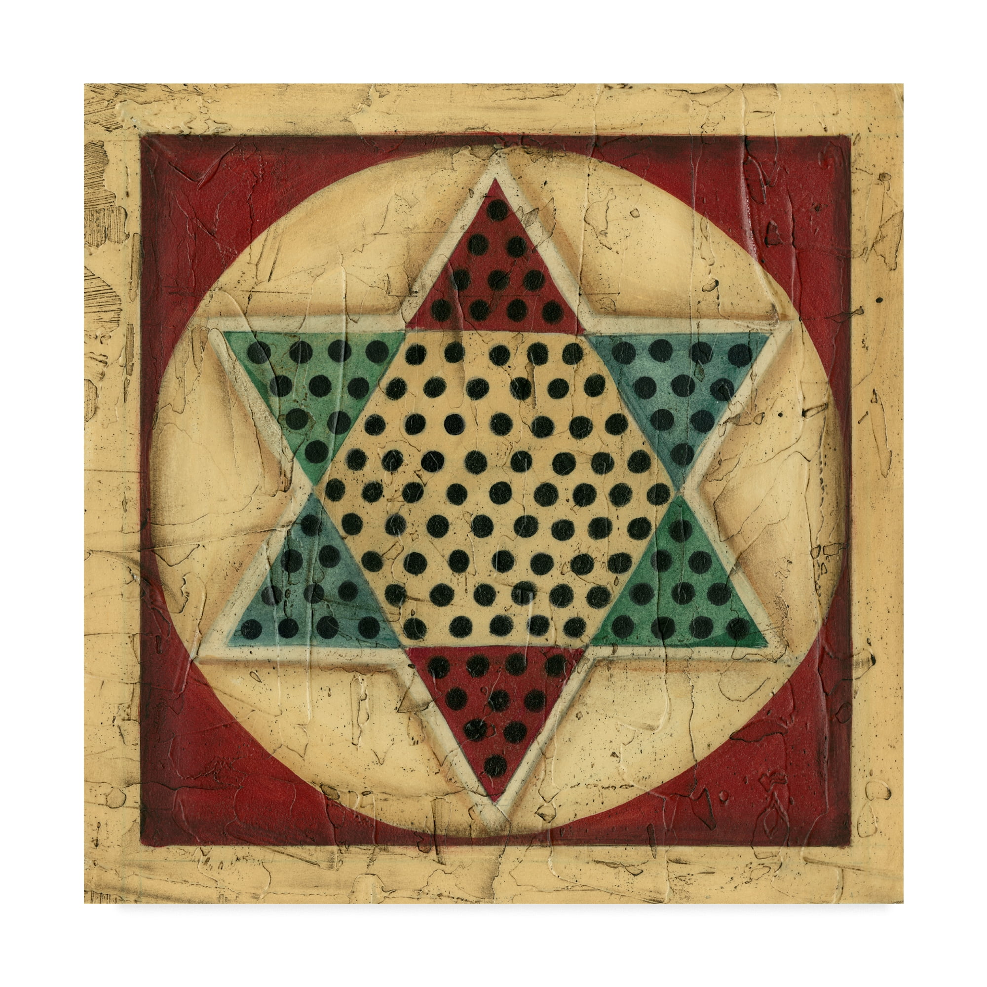 Trademark Fine Art 'Antique Chinese Checkers' Canvas Art by Ethan ...