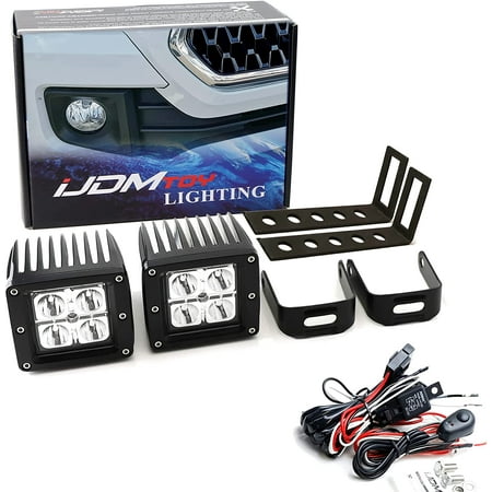 Hidden Behind Grille LED Pod Light Kit Compatible With 2016-up Toyota ...