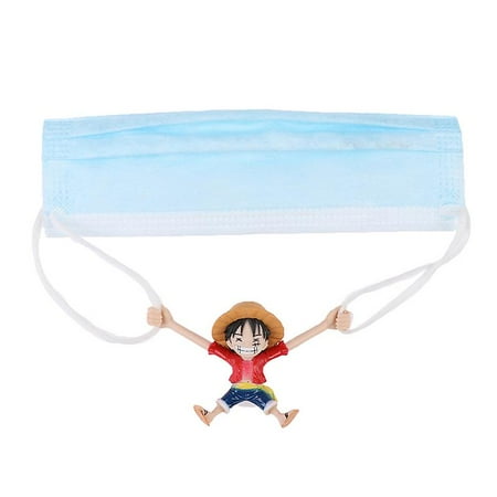 Japan One Piece Anime Figure Monkey D Luffy Model Ear Protector Anti ...