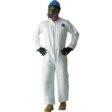 Tyvek Elastic-Cuff Hooded Coveralls w/Boots, White, 3X-Large, 25/Carton ...