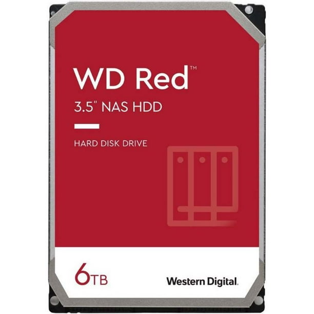 WD Red WD60EFAX - Hard drive - 6 TB - internal - 3.5" - SATA 6Gb/s ...