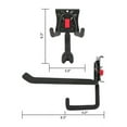 Hyper Tough Quick Release 2-in-1 Hook, Wall Mount, Snap Rail System ...
