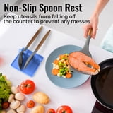 Zulay Silicone Utensil Rest with Drip Pad for Multiple Utensils BPA ...