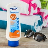 Equate Sport Broad Spectrum Sunscreen Lotion, SPF 50, 8 fl oz - Walmart.com