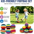 6PCS Hand-Made Knitted Footbag Sack, Assorted Foot Bag Crochet Footbag ...