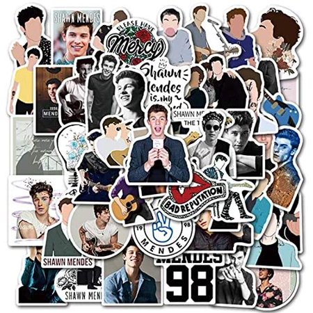50PCS Handsome Boy Music Singer Shawn Mendes Poster Sticker for Fans ...