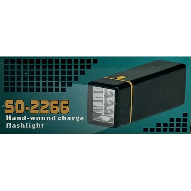 2 Pack -- Dynamo Mini 3 LED Flashlight - Walmart.com