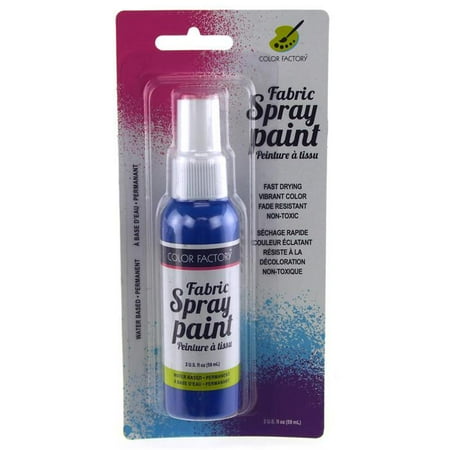 Fabric Color Spray Paint, 59mL, 5-inch, Blue Sapphire - Walmart.com