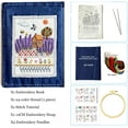 Embroidery Stitch Book Kit for Beginners, All-in-One Hand Embroidery ...