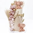 26PCS Elephant Theme Cake Decoration Kits with Balloons Cake Toppers ...