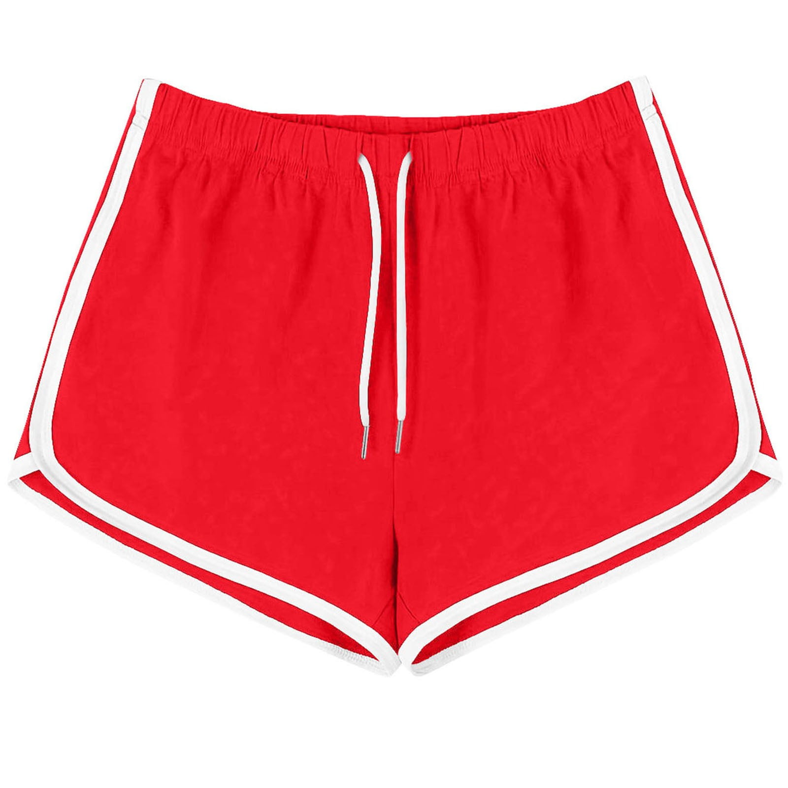 Click here for Timifis Red Athletic Shorts For Women Summer Dophi... prices