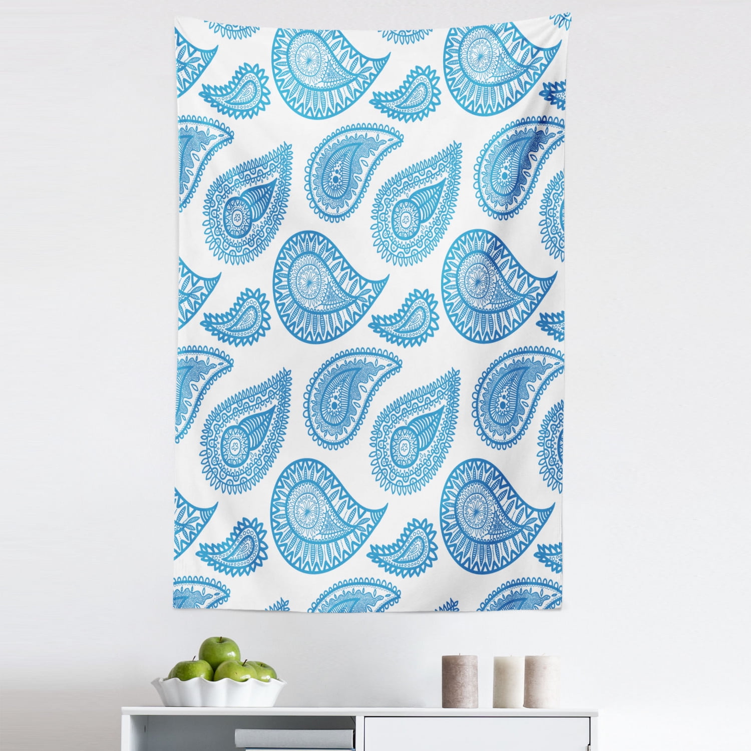 Paisley Tapestry, Abstract Continuous Pattern with Traditional ...