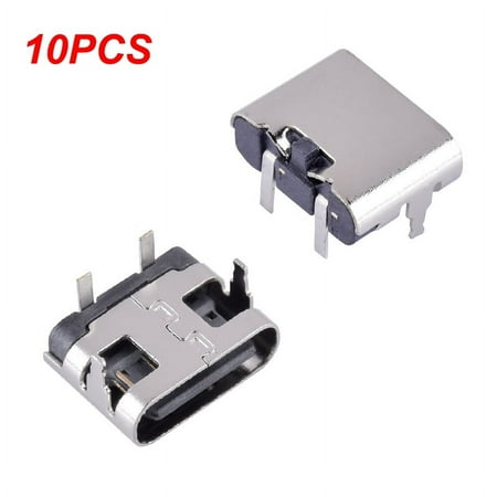 UPC 481364137449 - 10Pcs 2 Pin Micro Type C Connector Socket USB 3.1 ...