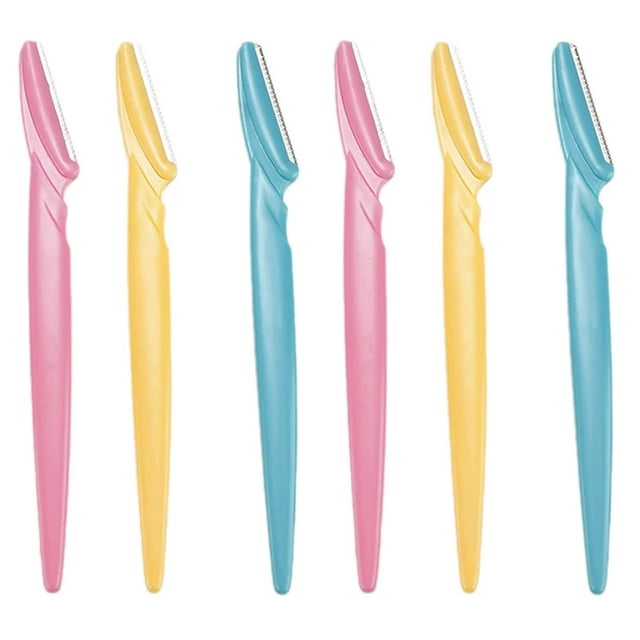 Eyebrow Razor for Women (6 Pack) Face Shaver Exfoliating Tool Women's ...