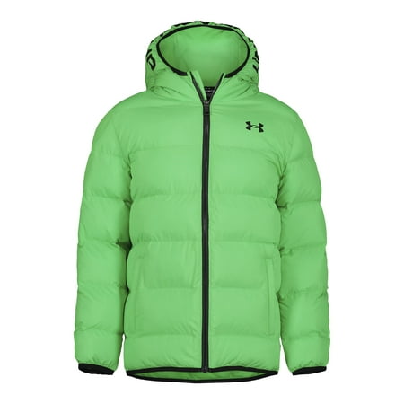 Under Armour Boys' Pronto Puffer Jacket, Mid-Weight, Zip Up Closure ...