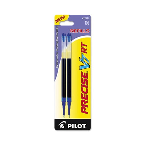 Refill for Pilot Precise V7 RT Rolling Ball Fine Point, Blue Ink, 2 ...