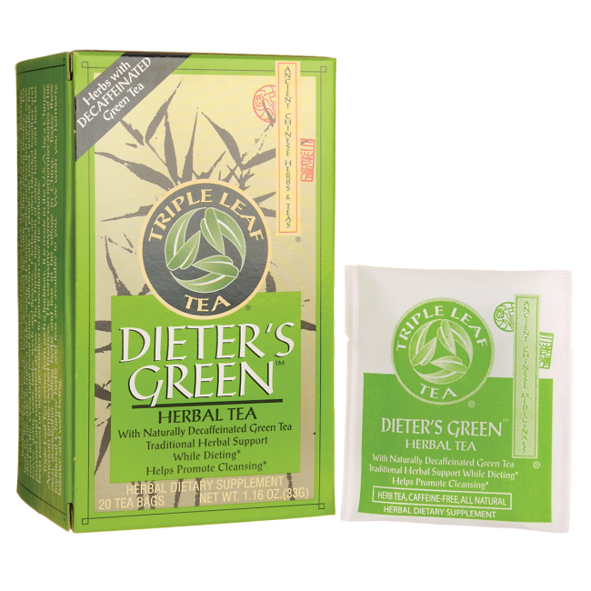 Triple Leaf Tea Diet Green Tea 20 Bag(S) - Walmart.com