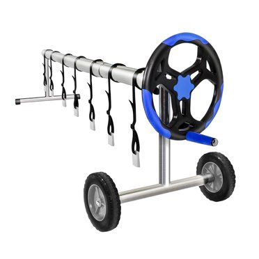 UBesGoo Stainless Steel Solar Cover Roller for Inground Pools Up to ...