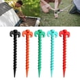 10Pcs Plastic Tent Pegs, Heavy Duty Plastic Tent Nails for Fixing ...