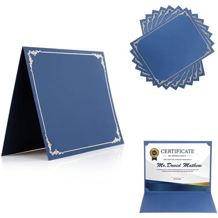 Certificate Paper Folder kit (Certificate Folder, Blue) | Walmart Canada
