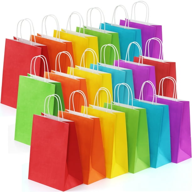 BagDream 48 Pcs Party Favor Bags 5.25x3.75x8 Small Gift Bags with ...