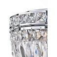 Edvivi Lighting Chrome 3-Light Small Crystal Flush Mount Ceiling Light ...