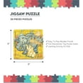 Puzzled Elephant Jigsaw Puzzle – Easy To Play Zoo Animal Wooden Puzzle ...
