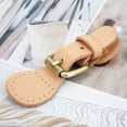 BIMZUC Beige Cow Split Leather Bag Buckle Lock DIY Hand Made Hardware ...