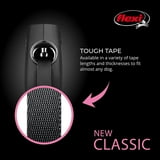 Flexi® Classic Tape for Small Animals Black Color Small 5 M - Walmart.com