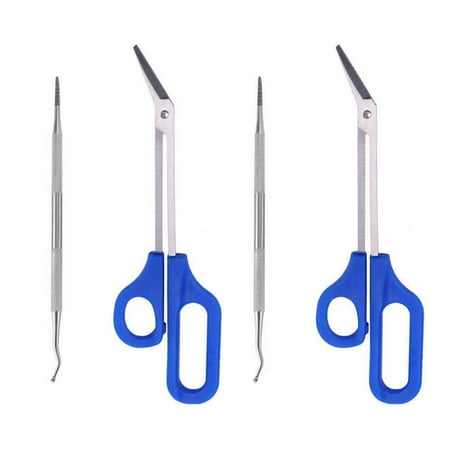 Long Handled Toenail Scissors, Ergonomic Cuticle Scissors Ingrown ...