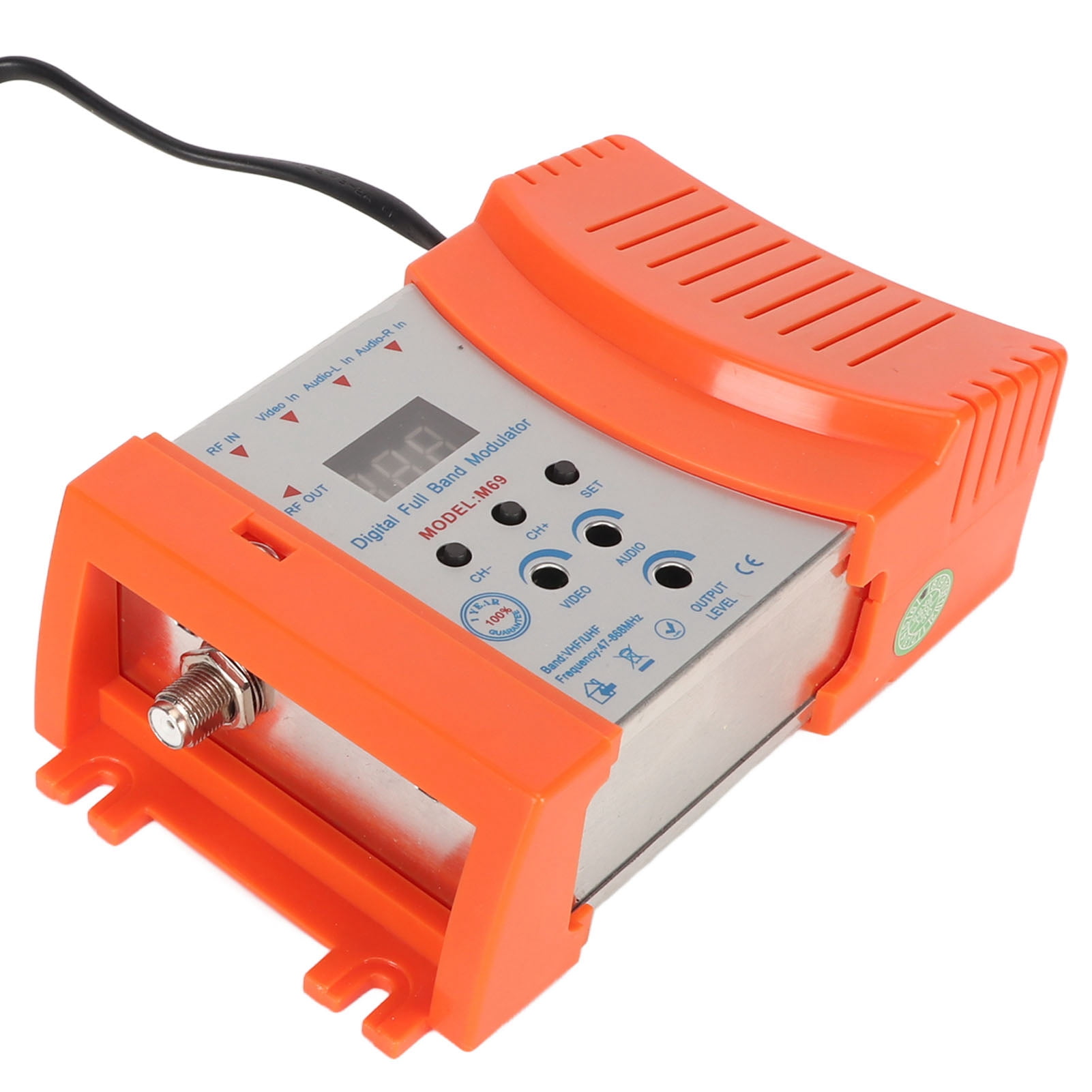 AV To RF Modulator, Digital VHF UHF Modulator TV Link Modulator Home RF ...