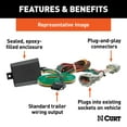 CURT 56344 Vehicle-Side Custom 4-Pin Trailer Wiring Harness, Select ...