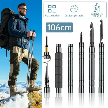IC ICLOVER 2 Pack Lightweight Walking Sticks Quick Lock Trekking Poles ...