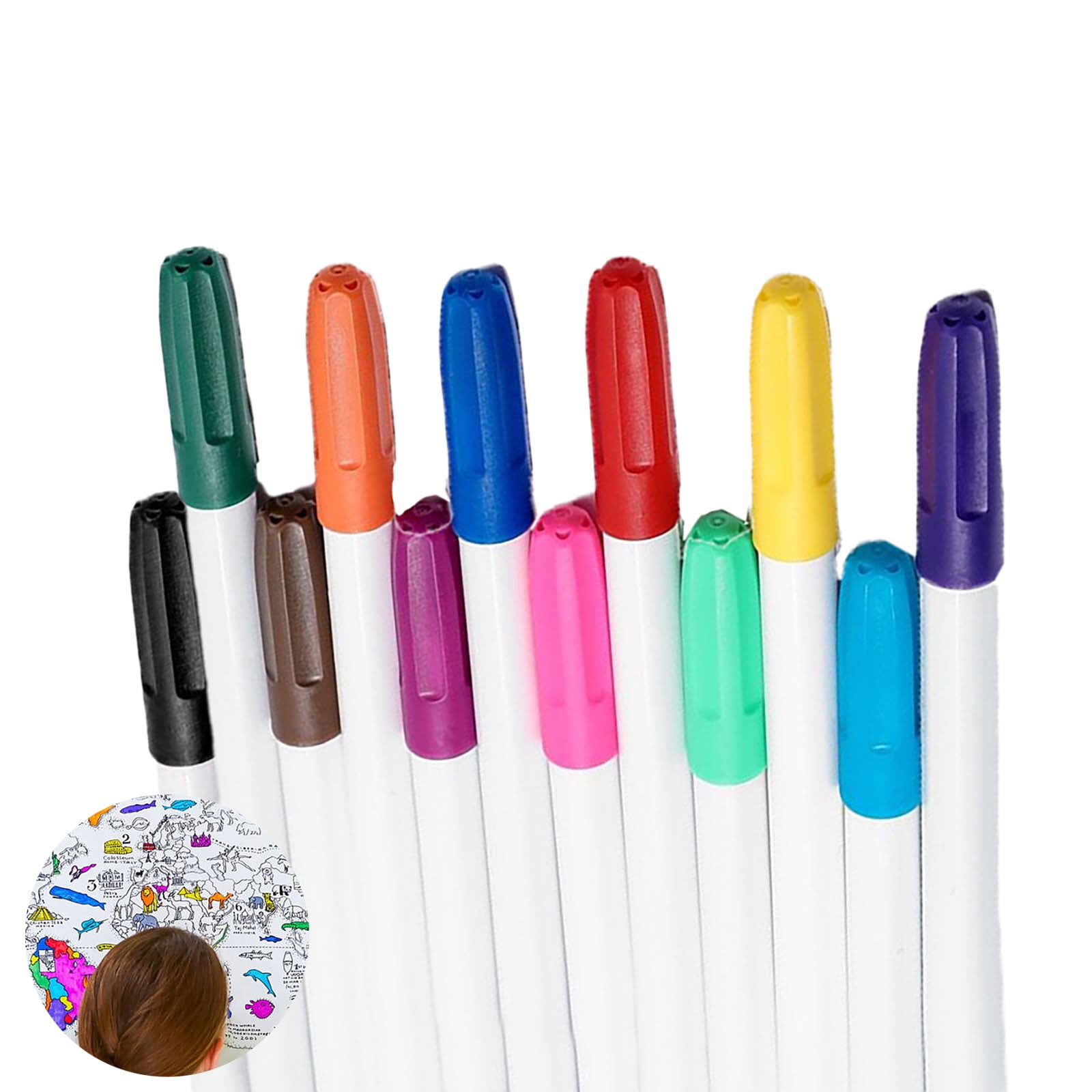 Click here for Binwennn Pumpkin Pens Ink Joys Pens .7 12 Colors M... prices