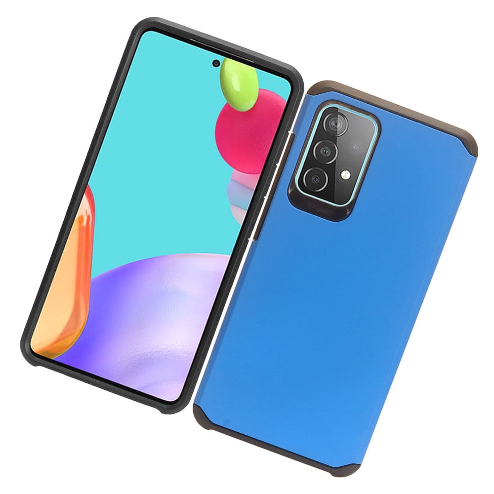 Case for Samsung Galaxy A52 5G Armor Dual Layer 2 in 1 Rubberized Hard ...