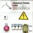 4pcs Elevator Lock Key Triangle Floor Lockout Elevator Key Fire Service ...