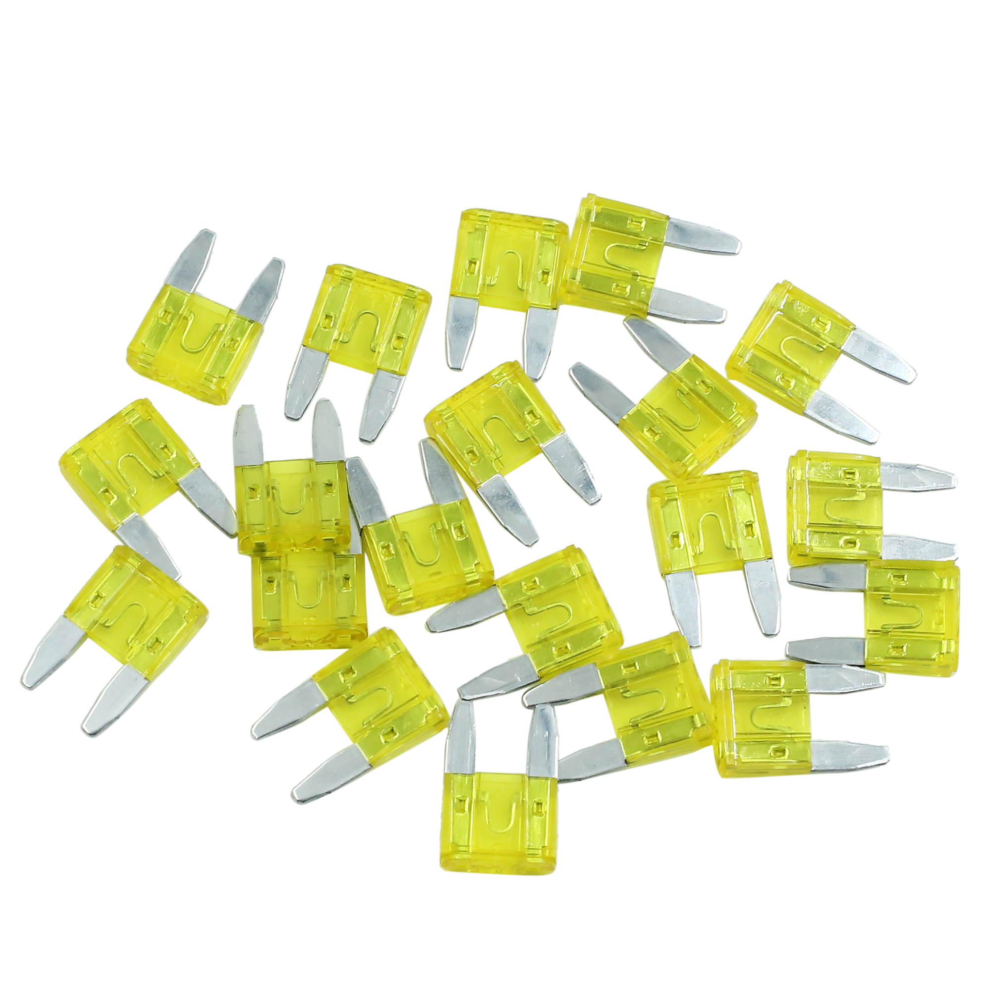 20pcs DC 5V-32V 20A Small Blade Type Fuse for Car Motorcycle Boat ...