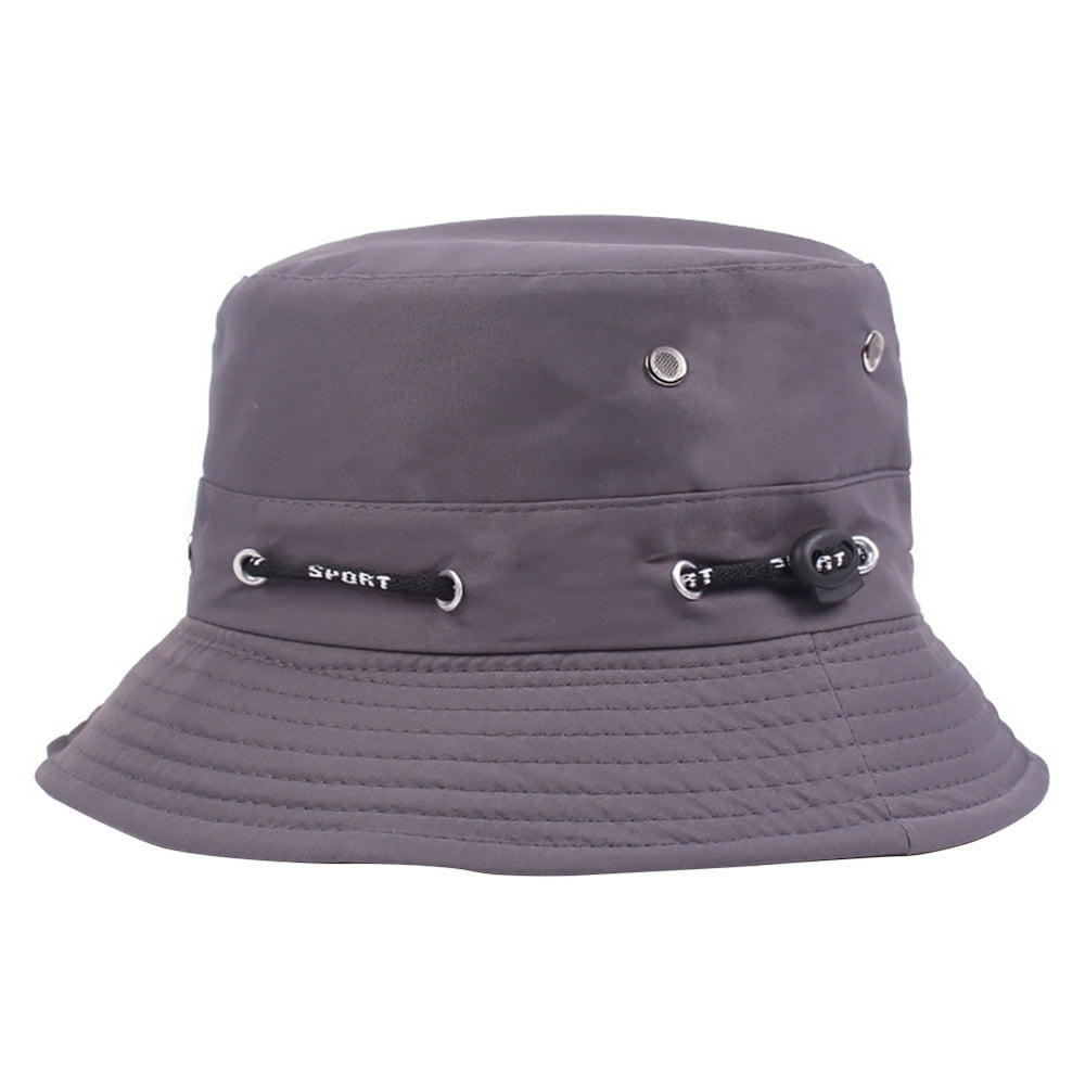 Click here for Pengxiang Bucket Hat Dark Gray Solid Color Bucket... prices
