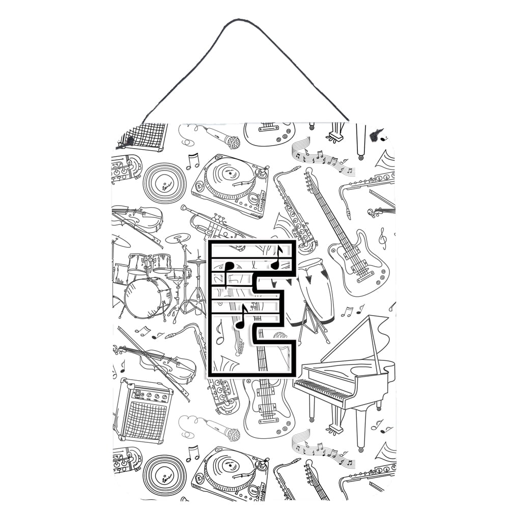 Letter E Musical Note Letters Wall or Door Hanging Prints - Walmart.com