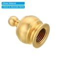 Uxcell M10 Thread Lamp Finial Cap Knob Brass Lamp Shade Harp Top Screw ...