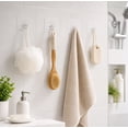 TIKA 24-Piece Heavy-Duty, Transparent Adhesive Hooks Set - Seamless ...