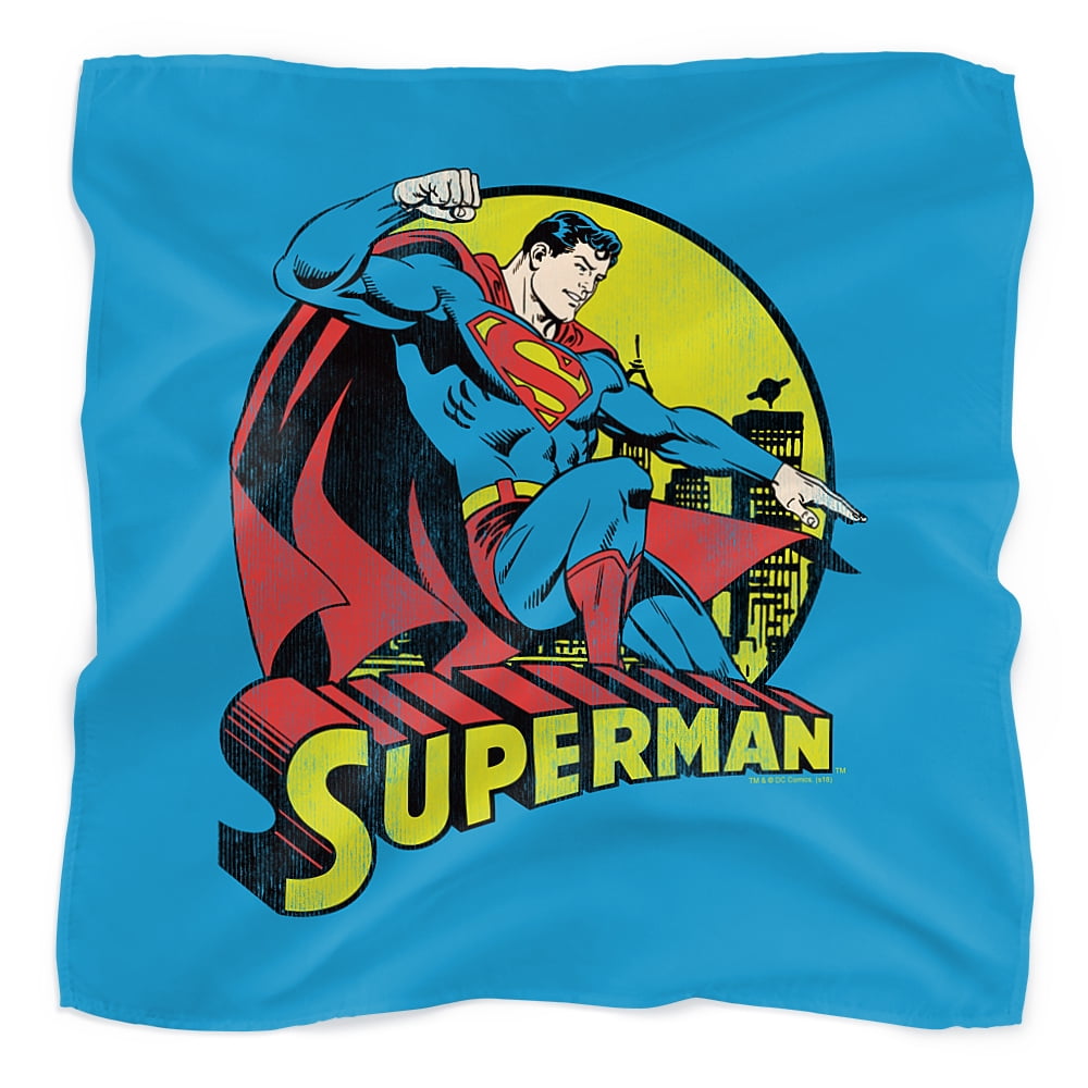 Superman Circle Bandana (21 in x 21 in) - Walmart.com