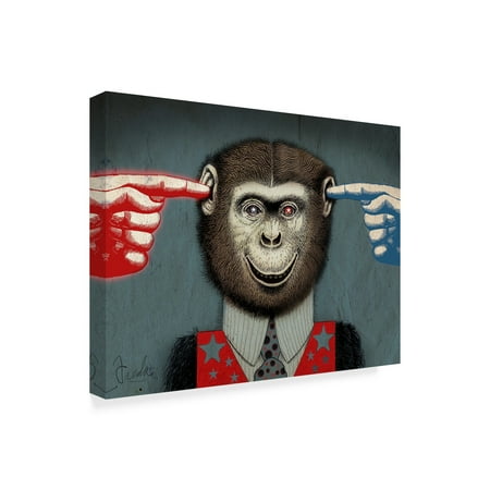 Trademark Fine Art 'Monkey Fool' Canvas Art by Anthony Freda - Walmart ...