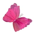 3D Butterfly Flower Outdoor Decoration Large Mesh Ornament,Lifelike ...