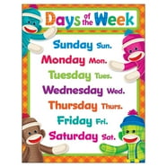World of Eric Carle Days of the Week Chart - Walmart.com