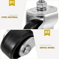 CIMAXIC Steel Hydraulic Jack Caster Wheels for Furniture 2Pcs - Walmart.com