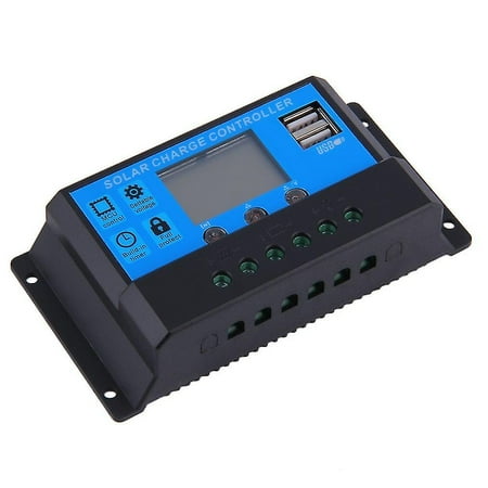 Hot 20a 12/24v Auto Switch Solar Charge Controller Led Display 2 Usb ...