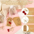 Austok 24Pcs Cherry Decor Keychain Party Favor Aesthetic Realistic ...